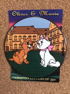 Disney Fantasy Pin OLIVER & MARIE Aristocats LE 50 Pin | eBay