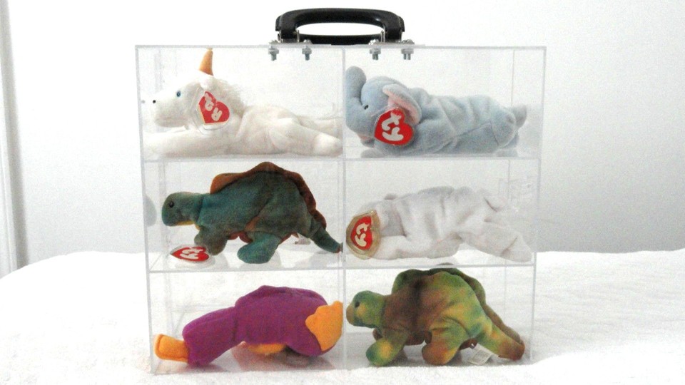 15"x8"x12 Portable Plastic Acrylic Display Case Box Action Figures ...