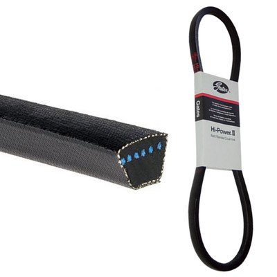 Gates B44 Hi-Power II Belt, B Section, B44 Size, 21/32" W, 13/32" H, 47 ...