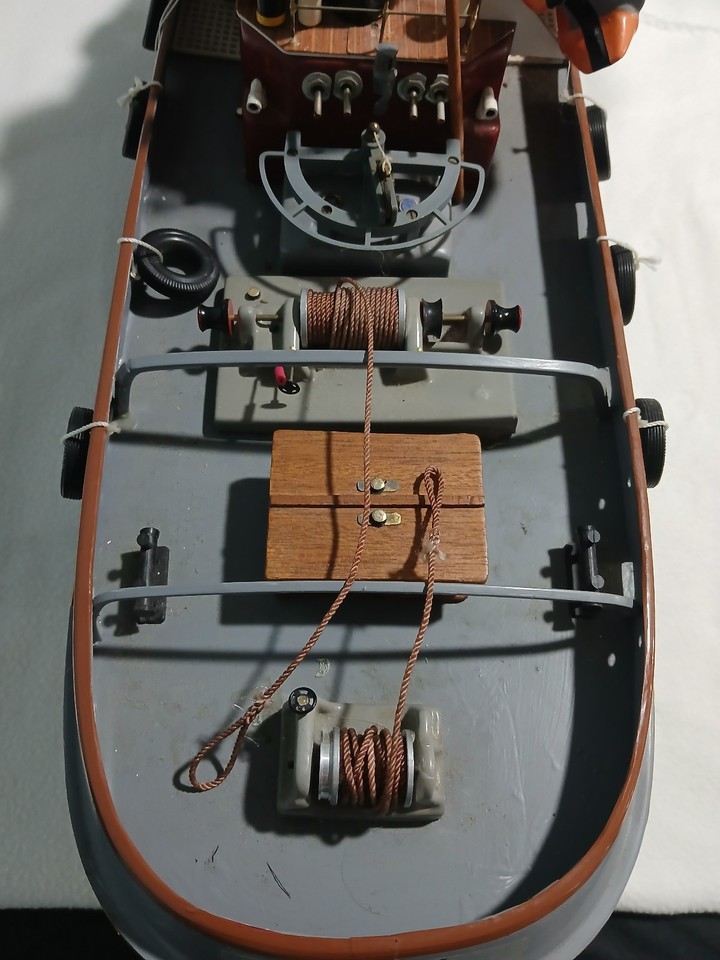 Vintage Robbe Model Neptun German Harbor Tug Boat R/C Boat Remote ...