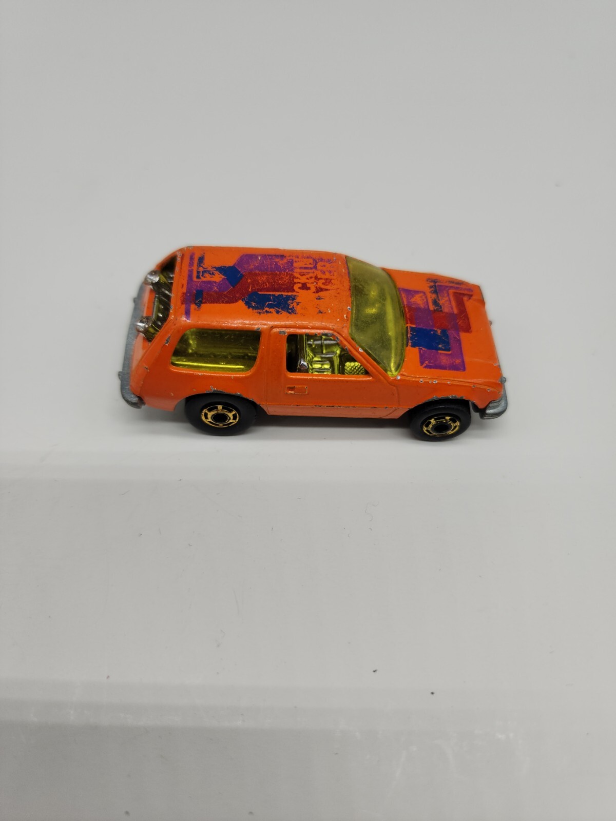 Vintage Hot Wheels 1977 AMC Packin' Pacer Wagon Orange Goldwalls GW HK ...