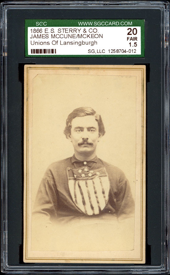 1866 E.S. Sterry & Co Lansingburgh Unions/Troy Haymakers CDVs 1st ...