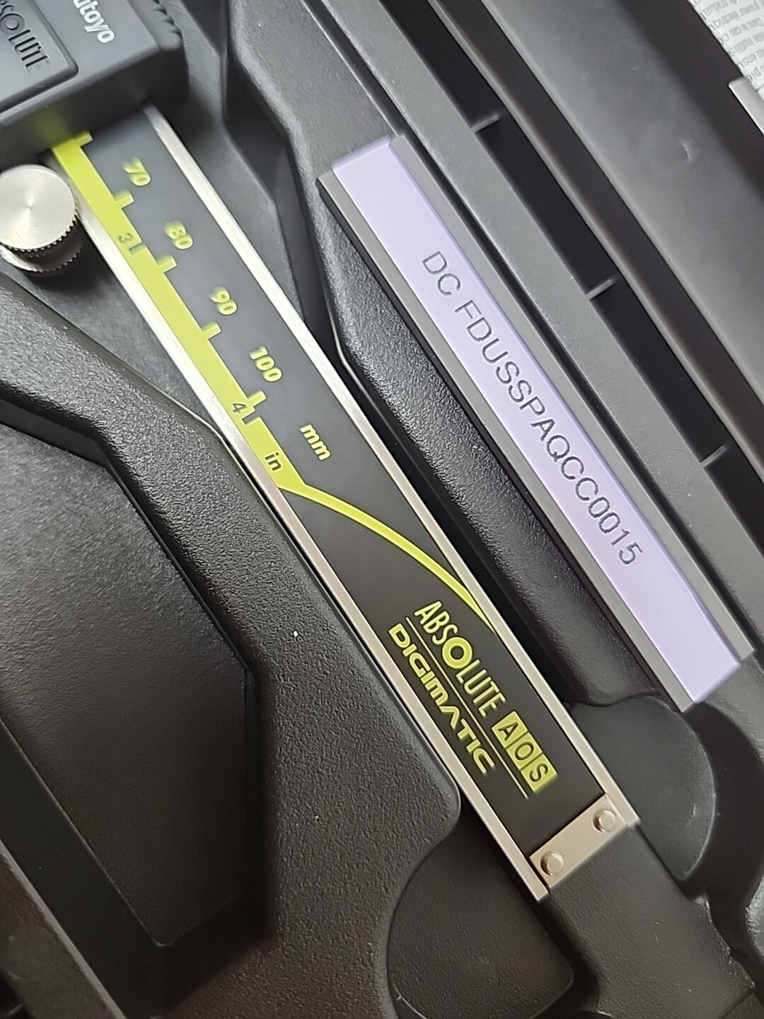 Mitutoyo 500-195-30 Absolute Scale Digital Caliper Range 0-4 in for ...