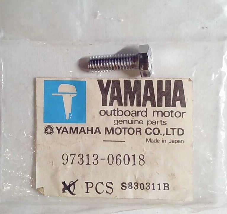 NOS Yamaha Hex Bolt 97313-06018 NEW OEM | eBay