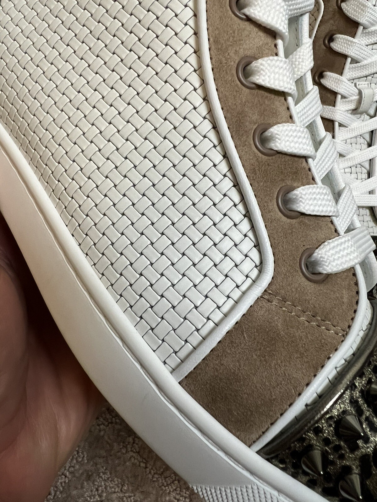 Christian Louboutin New $1,145 Sneakers Shoes Trainers 45 - 12 sku130 ...