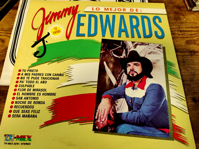LO MEJOR DE JIMMY EDWARDS 12 EXITOS LP*1984 TH-MEX*EXCELLENT CONDITION ...