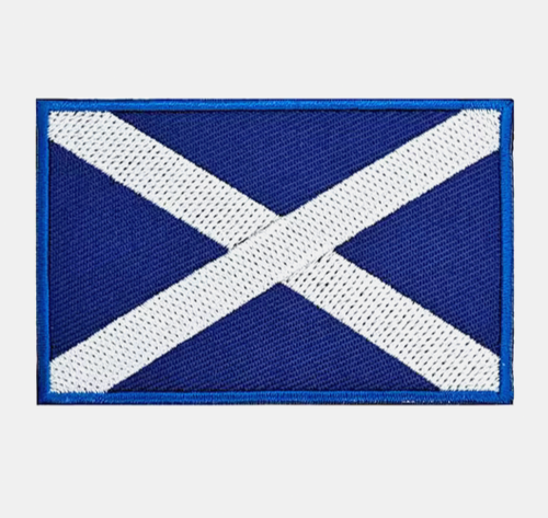 The Flag of Scotland Official VELCRO® Scottish Patch backpack UK ...