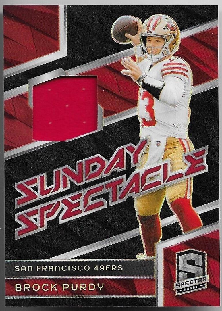 2024 Panini Spectra - Sunday Spectacle Brock Purdy #SS-6 /99 (MEM) for ...