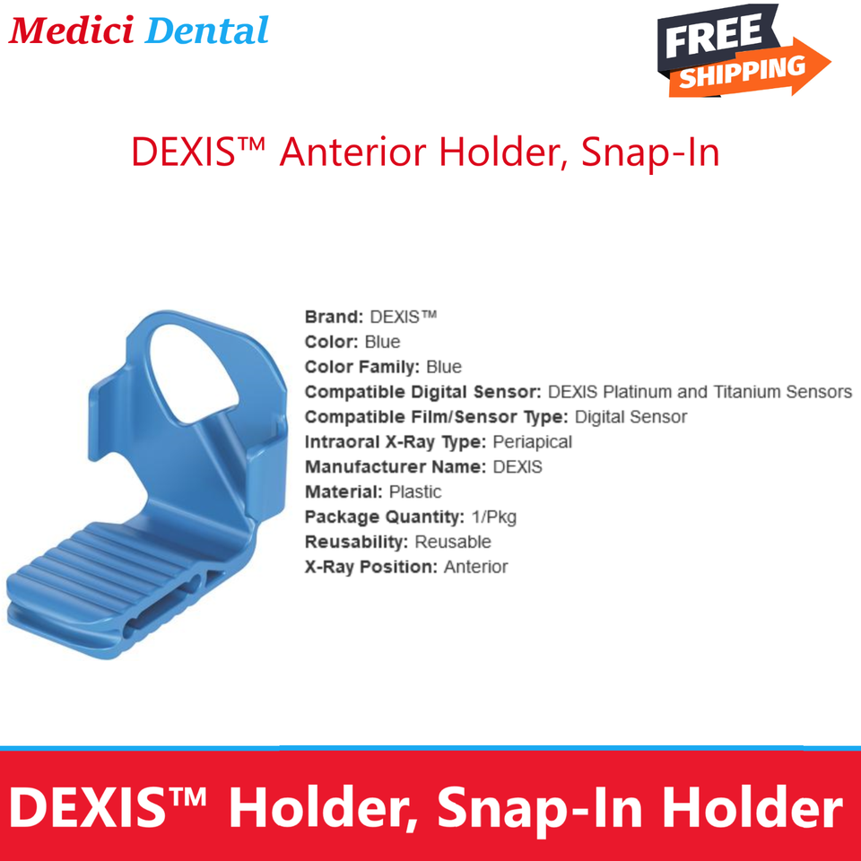 Dental X-Ray DEXIS Titanium Holder Snap In Posterior /Anterior, Digital ...