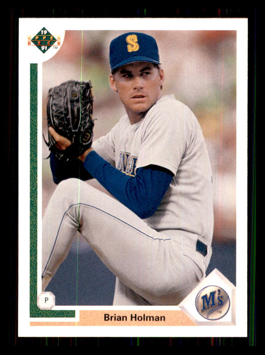 1991 BASEBALL 1991 Upper Deck Brian Holman Seattle Mariners #252 1 | eBay