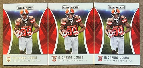 Ricardo Louis 2016 Panini Rookies & Stars Lot #188 (x3) Cleveland ...