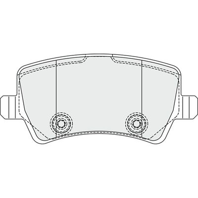 Brake Pads Set For Volvo XC60 3.0 T6 AWD Apec Blue Rear 30671574 ...