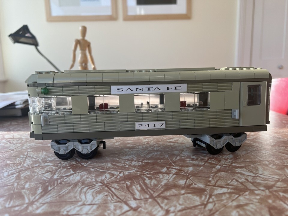Lego Santa Fe Model Train 10022 Set II Box Car. No Box or Manual | eBay