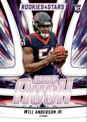 2023 Rookies & Stars Rookie Rush #RR-18 Will Anderson Jr. TEXANS RC | eBay