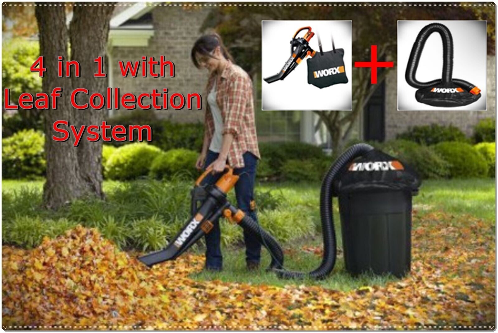 Electric Leaf Mulcher Shredder