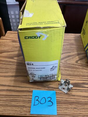 Box Of 100 Caddy M24 For 1/8” - 1/4” Thick Flange Universal Beam Clamp ...