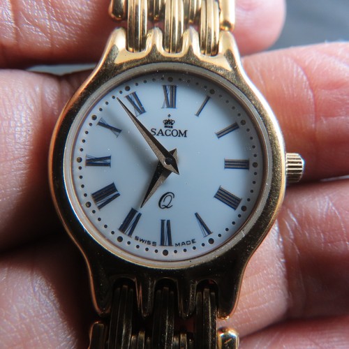 Swiss Made Sacom Classic Quartz Women Watch | eBay