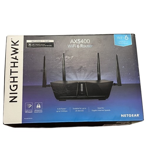 NETGEAR NIGHTHAWK AX5400 WiFi 6 Router Model RAX54 | eBay