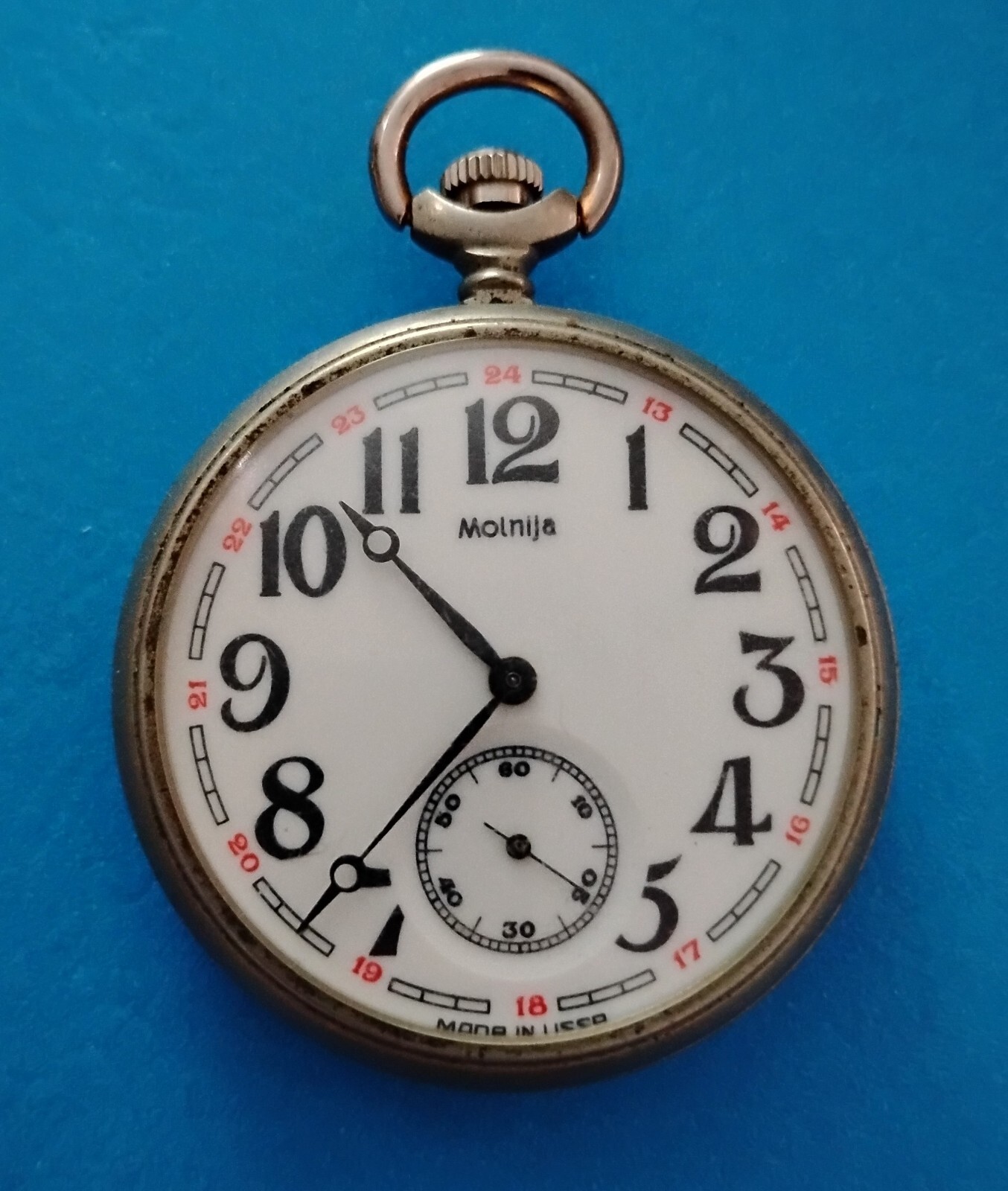 Molnija USSR Pocket Watch - Locomotive - 688101 - 3602 SU | eBay