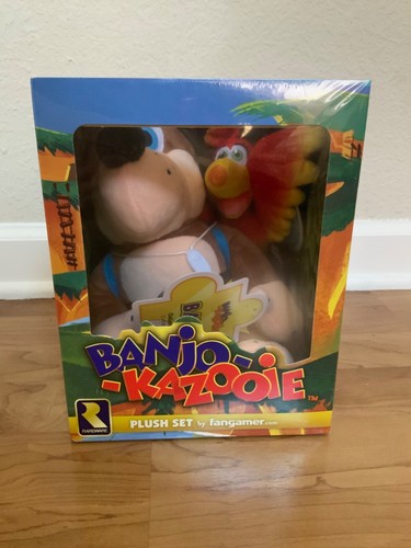 Banjo-Kazooie Plush Set 9" & 6" *Official* Rare Posable Plushie in ...