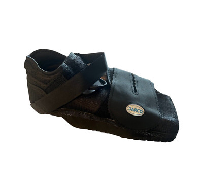 DARCO HeelWedge Healing Off-Loading Shoe Black Post-Op Square Toe ...