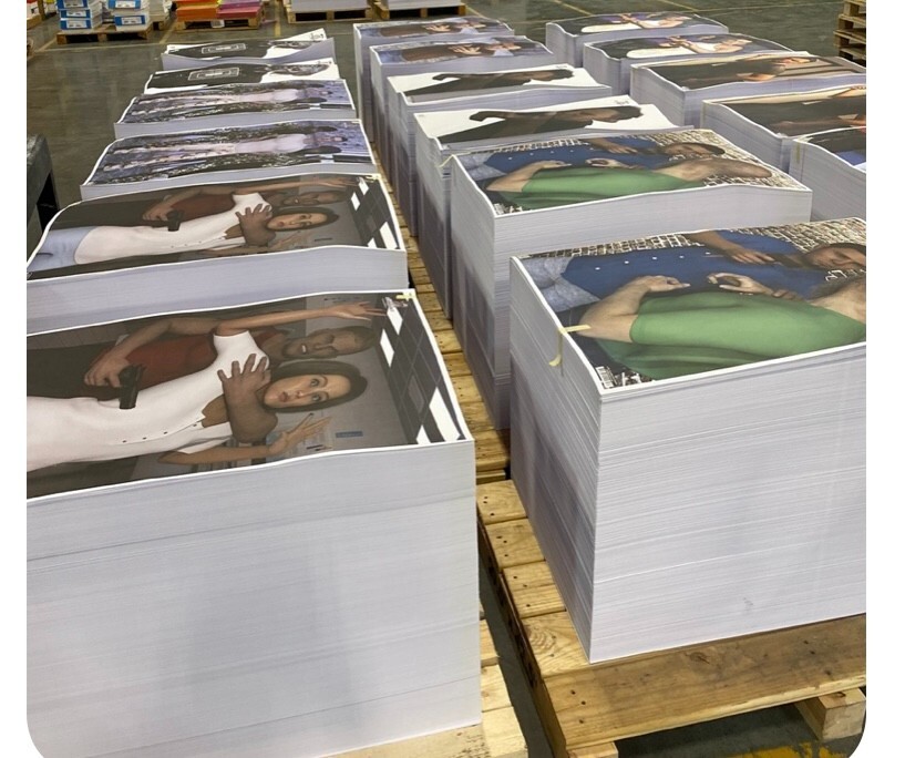 25 Paper Shooting Target Gun Range Rifle Pistol Handgun 3D Intruder ...