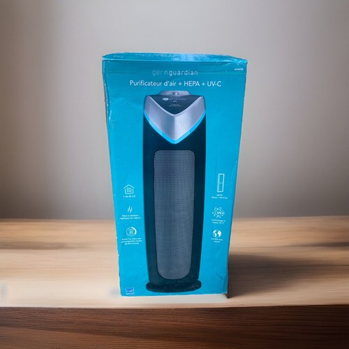 GermGuardian AC4825E 3-in-1 True HEPA Air Purifier UV Sanitizer 22 in ...