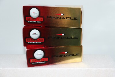 Pinnacle New! Gold Distance Golf Ball Lot Of 9 | eBay