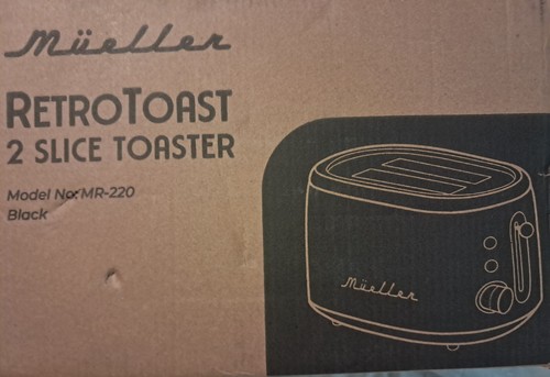 Mueller Retro Toaster 2 Slice with 7 Browning Levels and 3 Functions ...