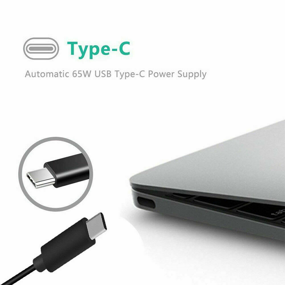 Laptop Charger Adapter type C USB-C for Toshiba Portege X20W X30 65W | eBay