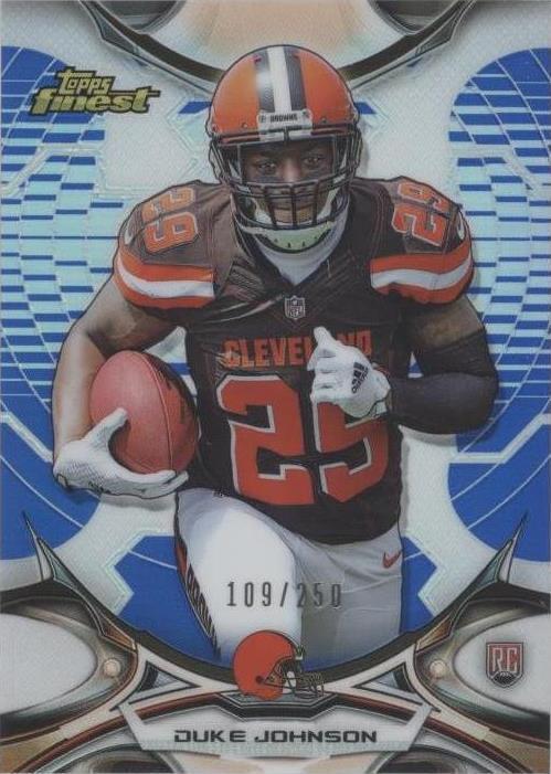 2015 Topps Finest - Duke Johnson #83 Blue Refractor /250 (RC) for sale ...