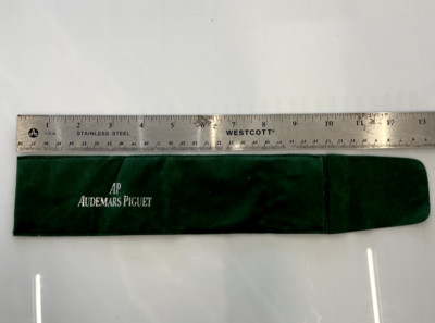 Authentic Audemars Piguet Long Green Velvet Pouch for Watch on Strap | eBay