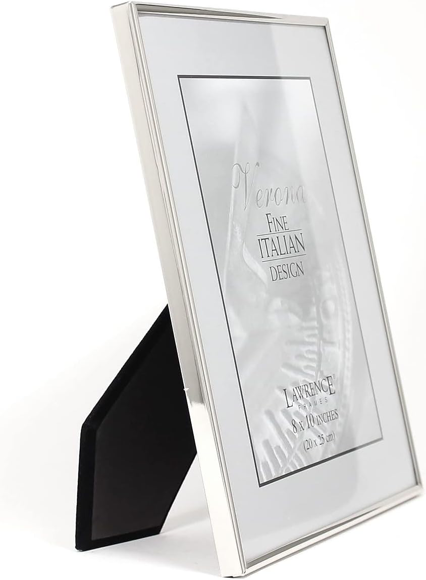 Lawrence 650080 Silver Metal 8 x 10" Picture Frame | eBay