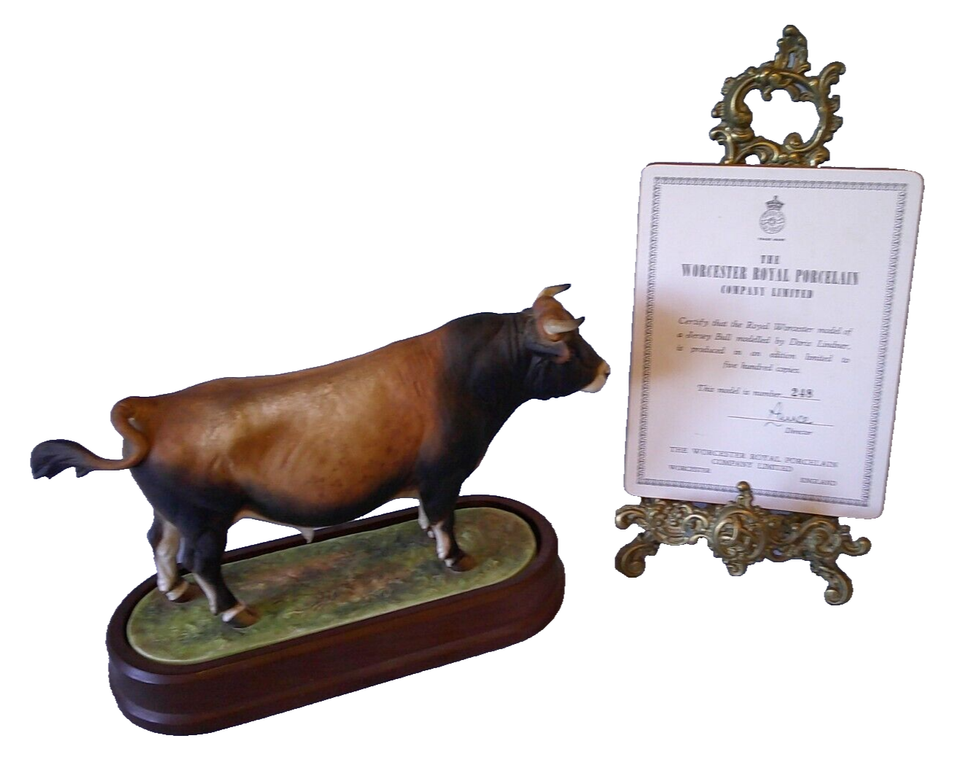 Royal Worcester Model Jersey Bull, Modelled By Doris Lindner, Circa ...