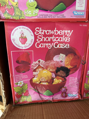 VINTAGE Kenner 1980S Strawberry Shortcake Carry Case NOS MIB storage ...
