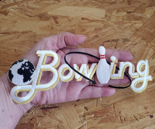 Bowling - World Bowling League - Sports - Crafts - Embroidered Iron On ...