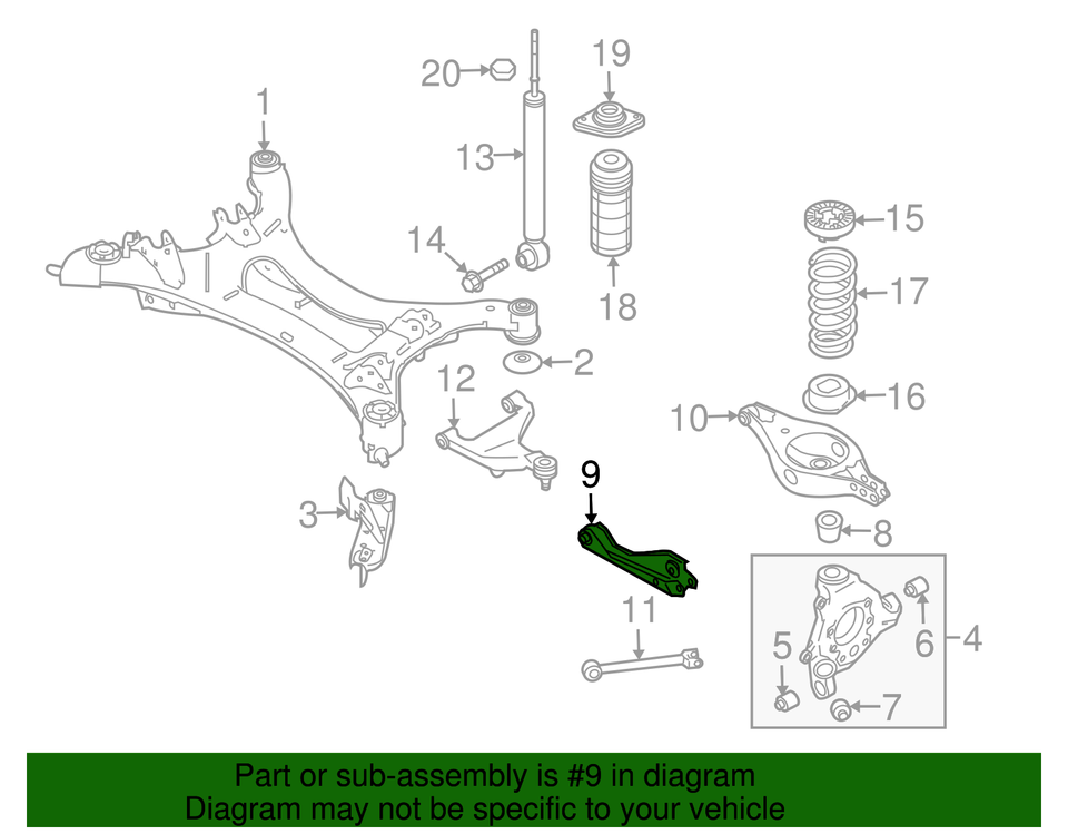 Genuine Nissan Lateral Link 551A0-5BC0B | eBay