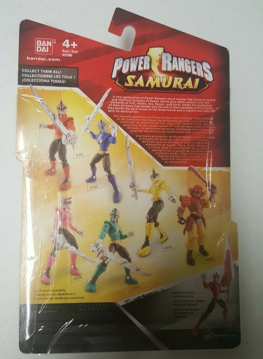 Bandai Saban’s Power Rangers Samurai Red Mega Ranger Action Figure Toy ...
