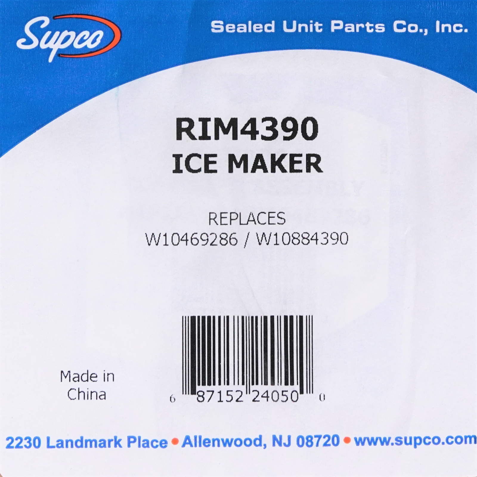 SUPCO RIM4390 Ice Maker for Whirlpool for sale online | eBay