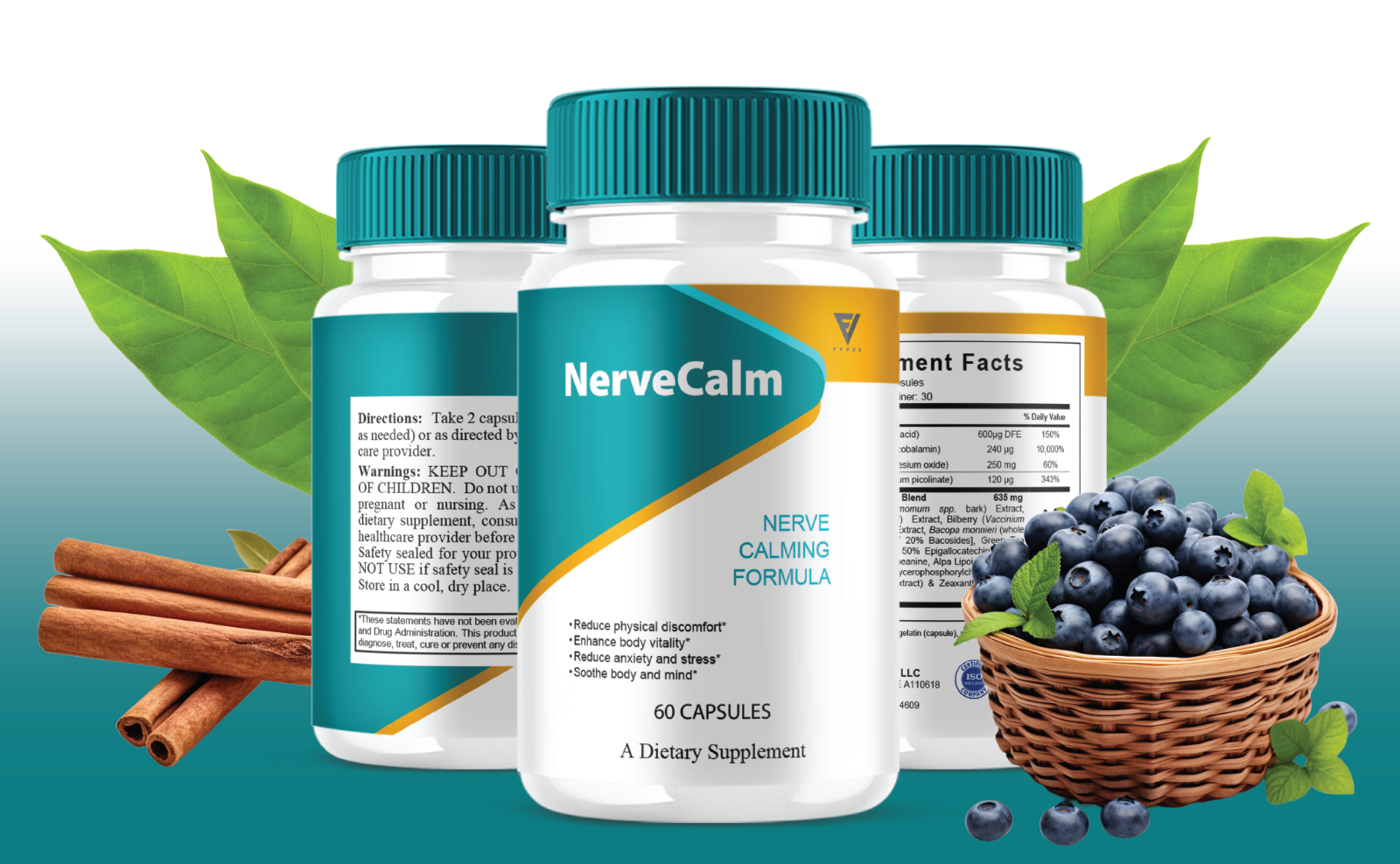 Nerve Calm Advanced Formula, NerveCalm Max Strength (60 Capsules) | eBay