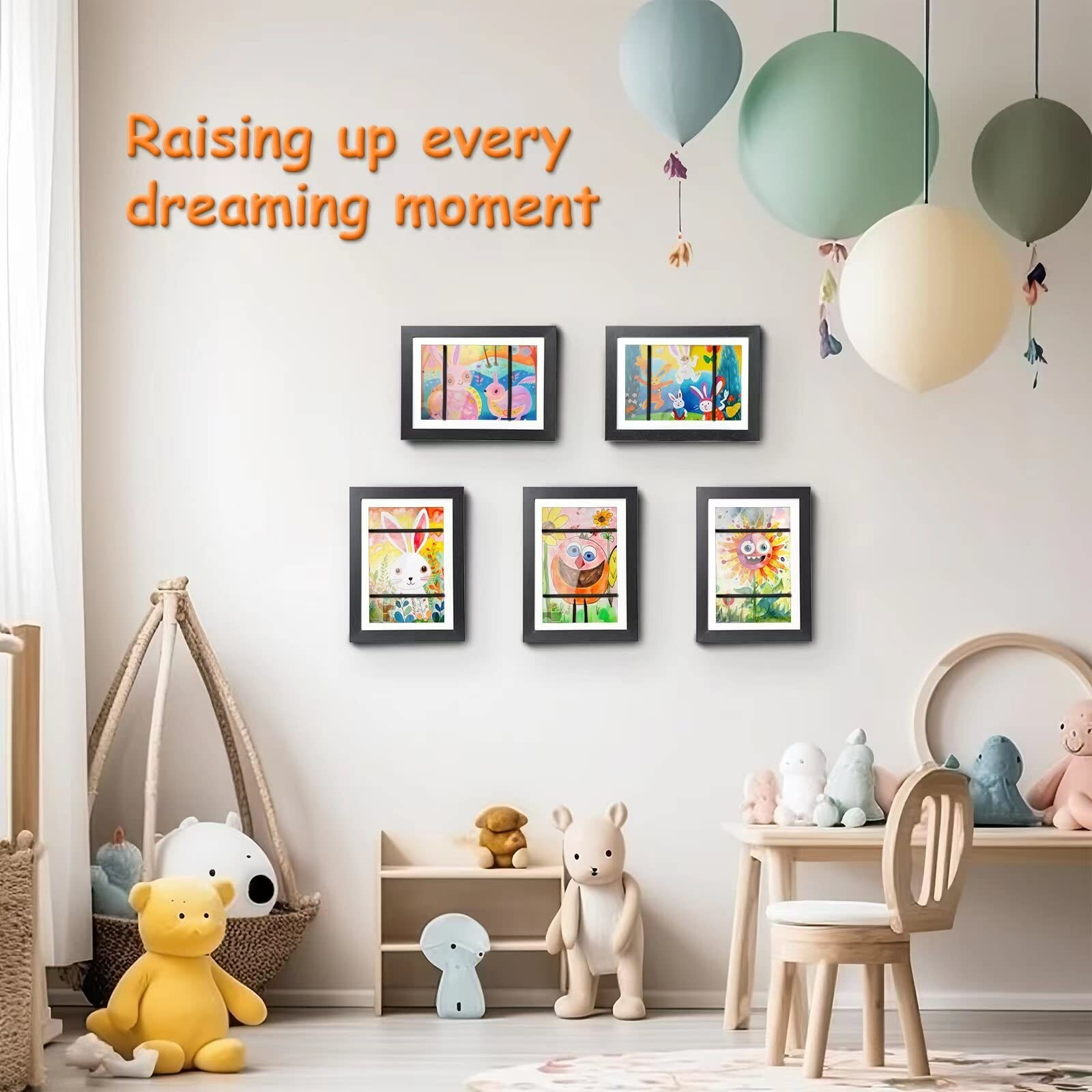Kids Artwork Frames Changeable Display, 11.8x8.3 IN (A4 Paper) Front ...