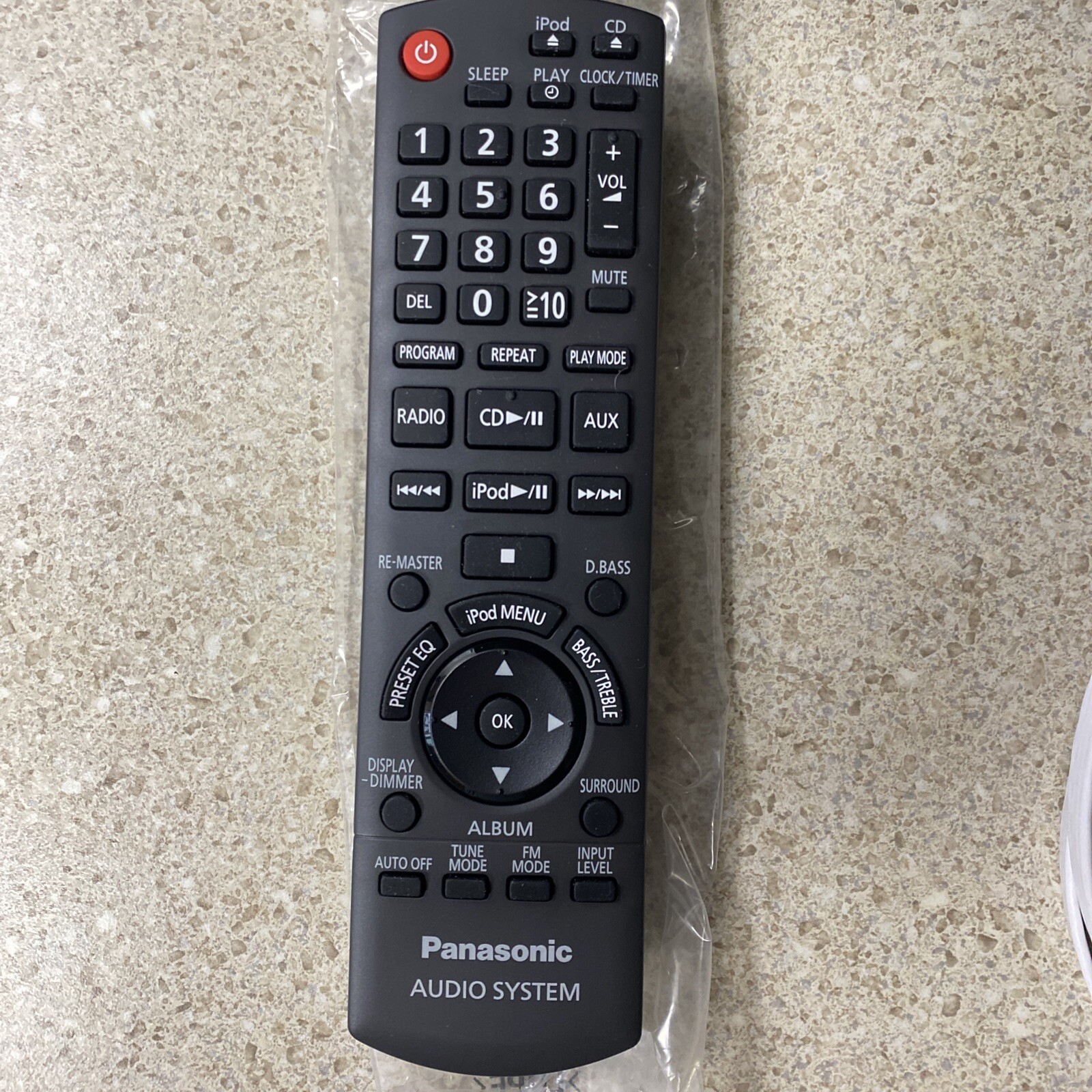Genuine OEM Panasonic Audio System N2QAYB000522 Remote Control for sale ...