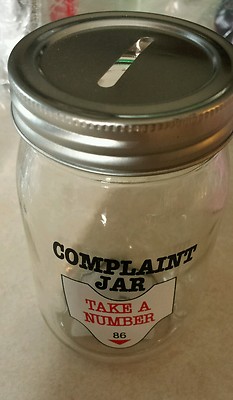 Mason Jar Contribution Fund- Complaint Jar- 16 Oz Capacity | eBay