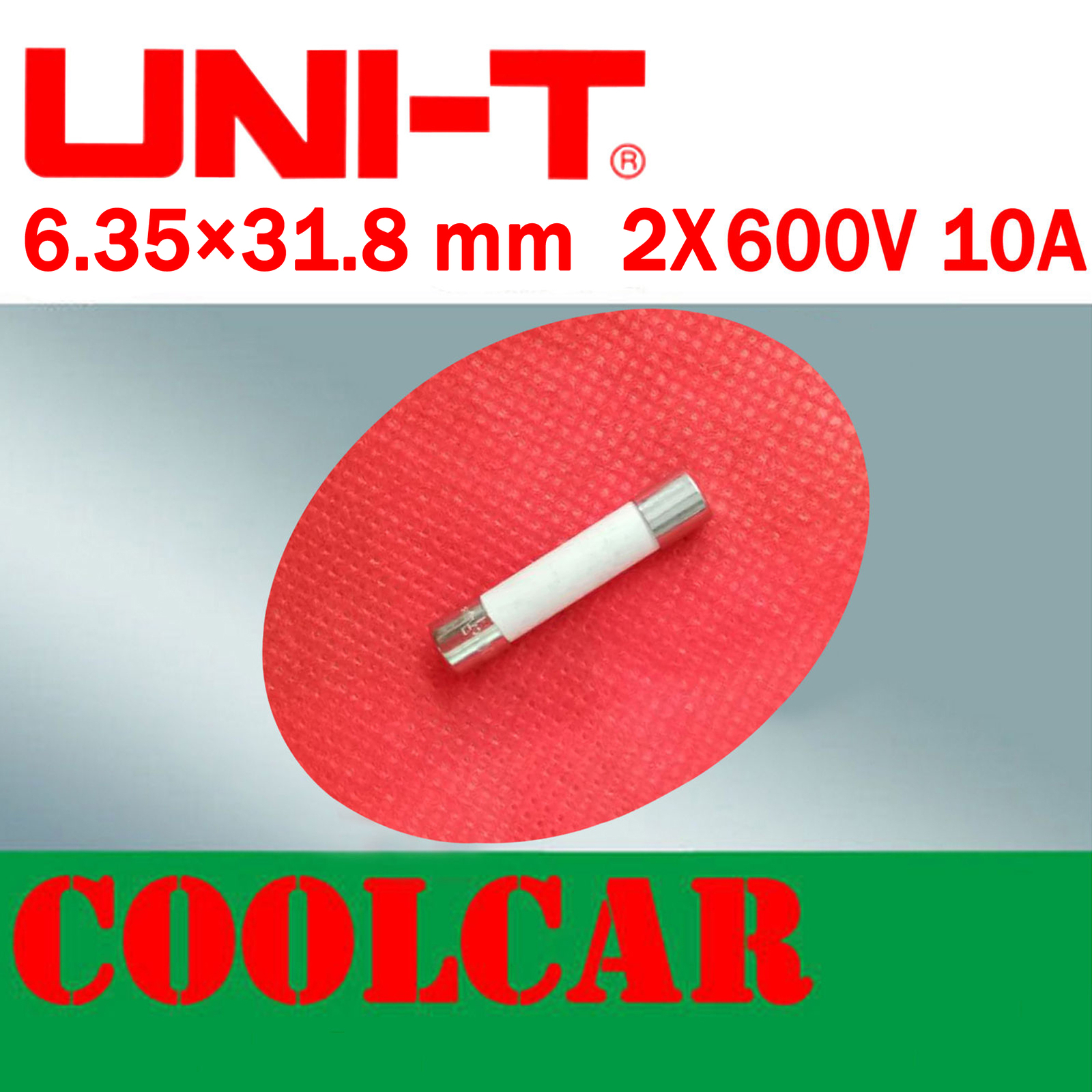 UNI-T 250V 0.315A 10A 600V 0.2A 10A Fast blow FUSE for UT105 Multimeter ...