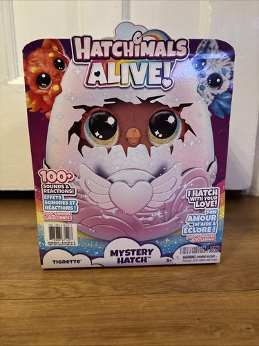 HATCHIMALS Alive Mystery Hatch Tigrette - Surprise Interactive Toy and ...