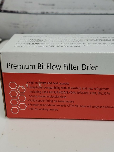 DiversiTech DBF083S Hermetic Liquid Line Premium Filter Drier for sale ...