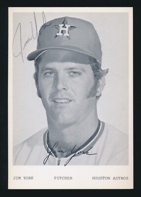 1973 Houston Astros Team Issue/Photocards -JIM YORK (Astros ...