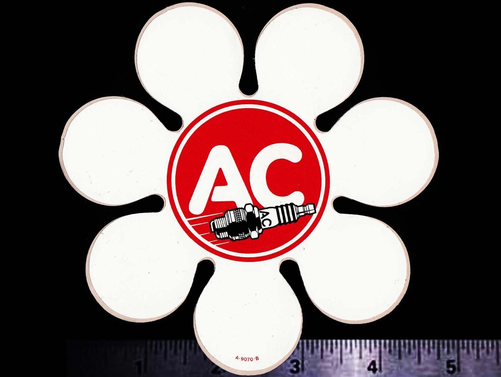 AC Spark Plugs Flower Original Vintage 60's 70's Racing Decal/Sticker ...