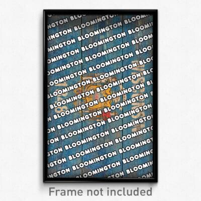 Bloomington Wisconsin Poster (WI City Souvenir 11x17 Town Print) | eBay