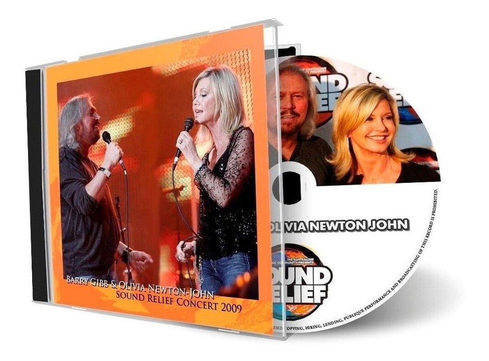 Cd + Dvd Barry Gibb & Olivia Newton John Sound Relief Concert | eBay